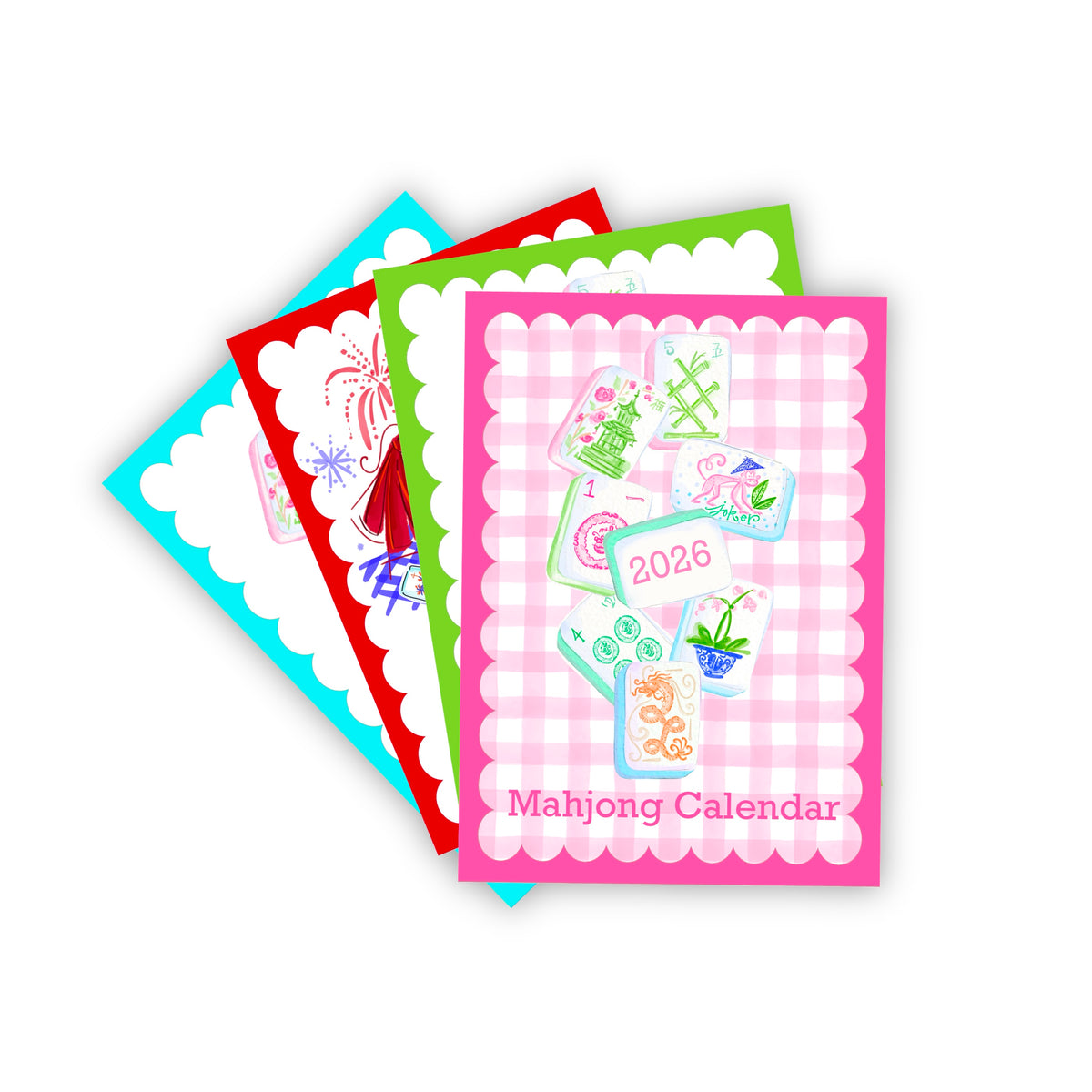 2026 Mahjong Calendar with easel (Pre-order) – TomTom and Company