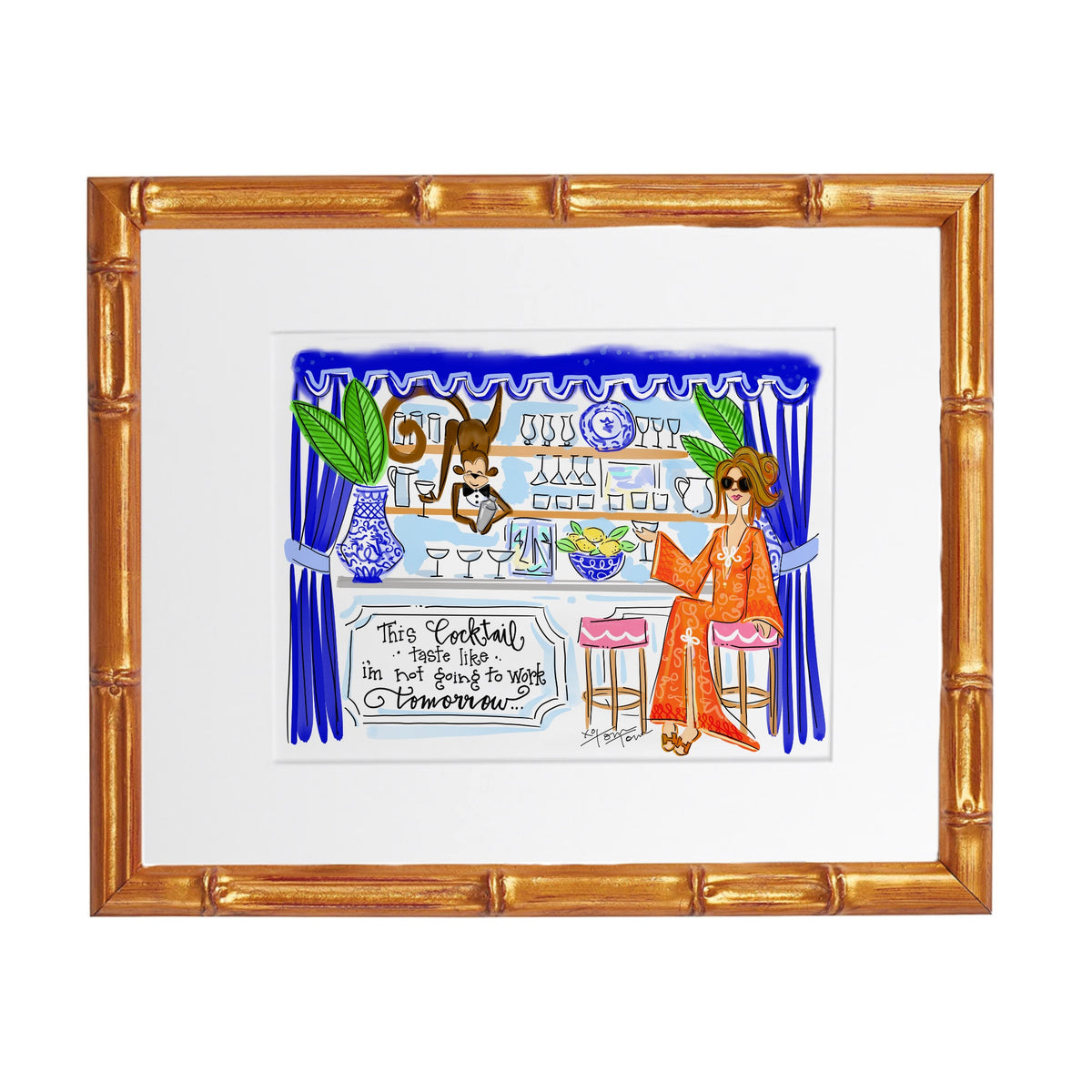 "Not Going to Work Tomorrow" Light-Brunette Girl Doodle by TomTom ...