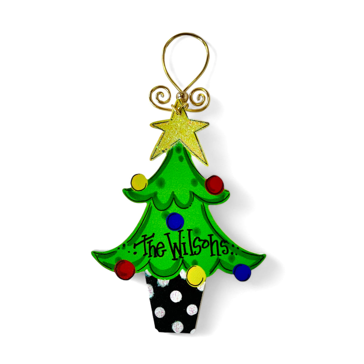 Personalized "Silly Tree" Ornament – TomTom and Company