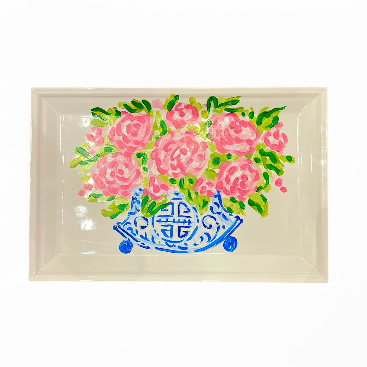 Cabbage Rose Platter – TomTom and Company