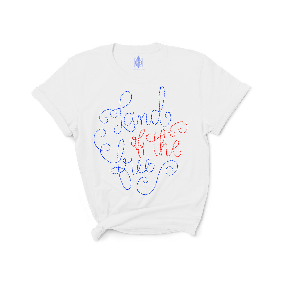 “Land of the Free” Cotton Tee Shirt – TomTom and Company